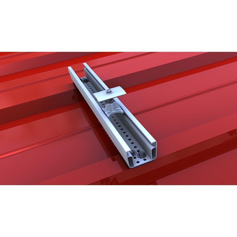 Kit de fixation sur toit en bac acier